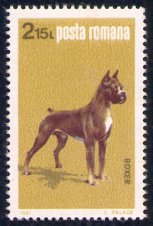 Timbre filatelice: Timbre cu animale-Expozitia Nationala Canina
