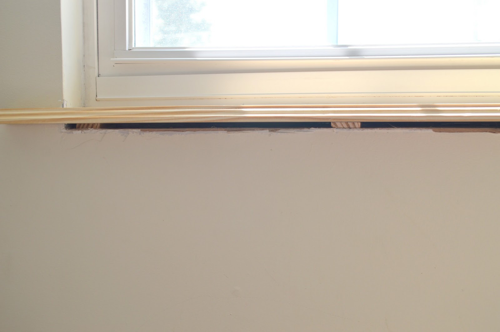 Adding Casing to Drywall Return Windows | Bumbleberries Boutique