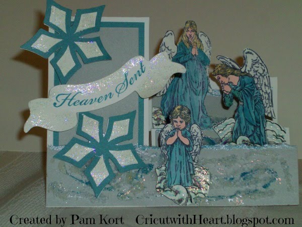 angel.jpg (600×450) (With images) | Side step card, Christmas cards to ...