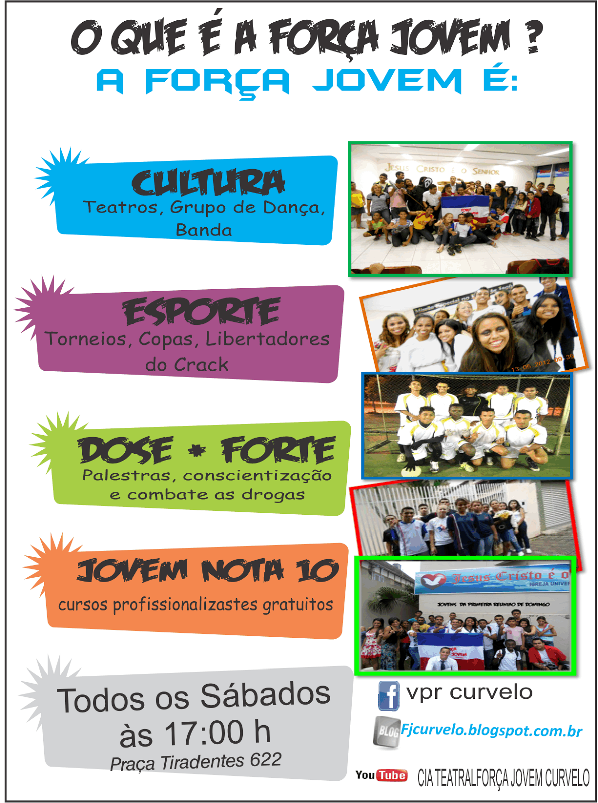 FJU CURVELO/MG: CONVITES