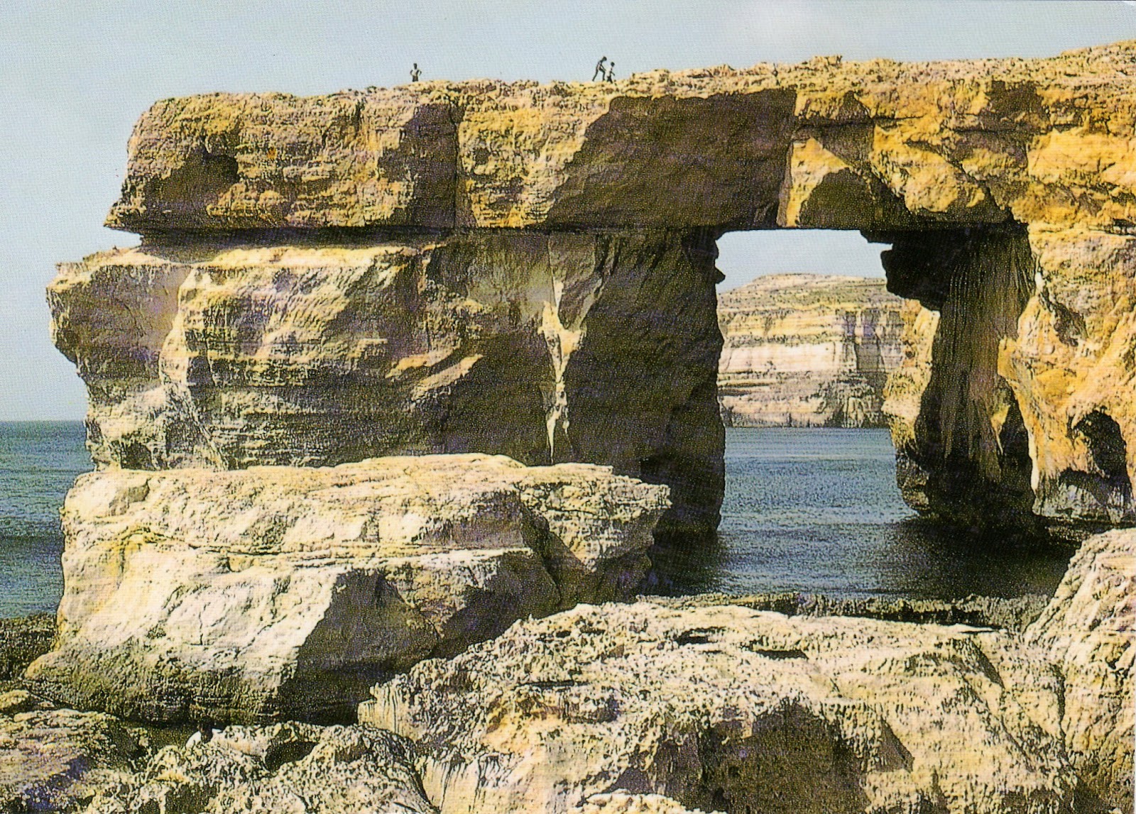 Postcards & Stamps Diary: Azure Window Dwejra, Gozo