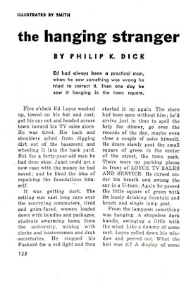 Hairy Green Eyeball 3: Philip K. Dick, "The Hanging Stranger,” original ...