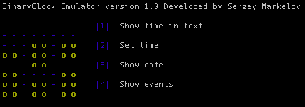 sealemar talks 0x43 0x6F 0x64 0x65: BinaryClock - a binary clock DIY