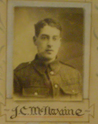 Northern Bank - War Memorials / Roll of Honour : McIlwaine, James Condy