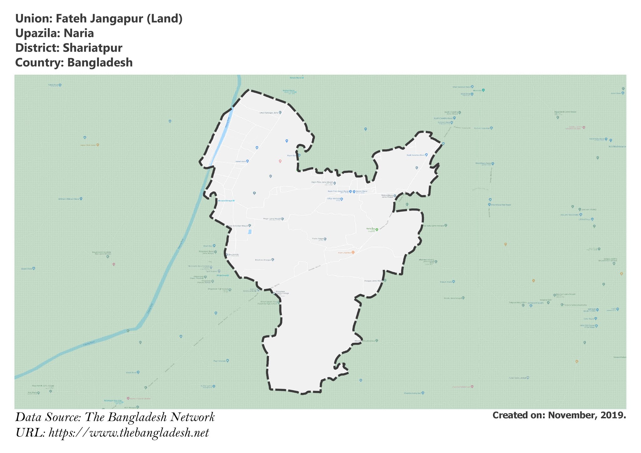 Fateh Jangapur Union, Shariatpur