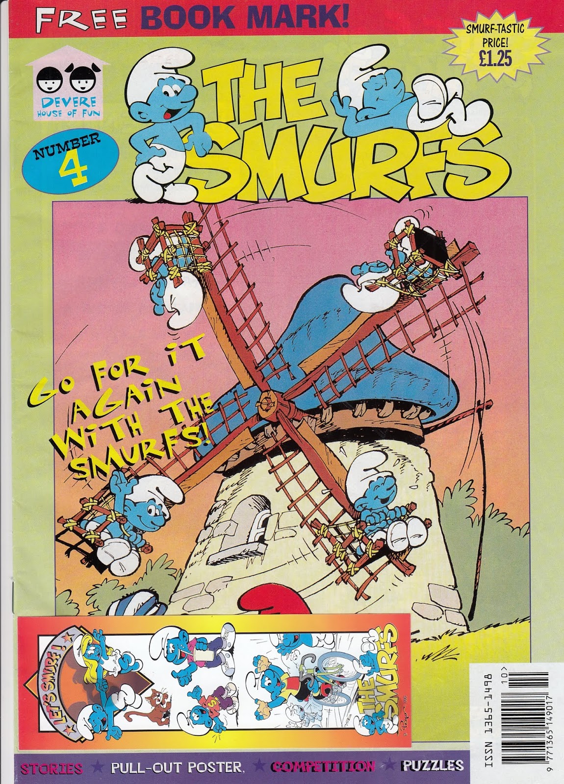 Boys Adventure Comics: UPDATED: The Smurfs comic - by DeVere