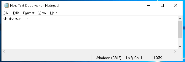 Cara Membuat Perintah Shutdown Dengan Notepad