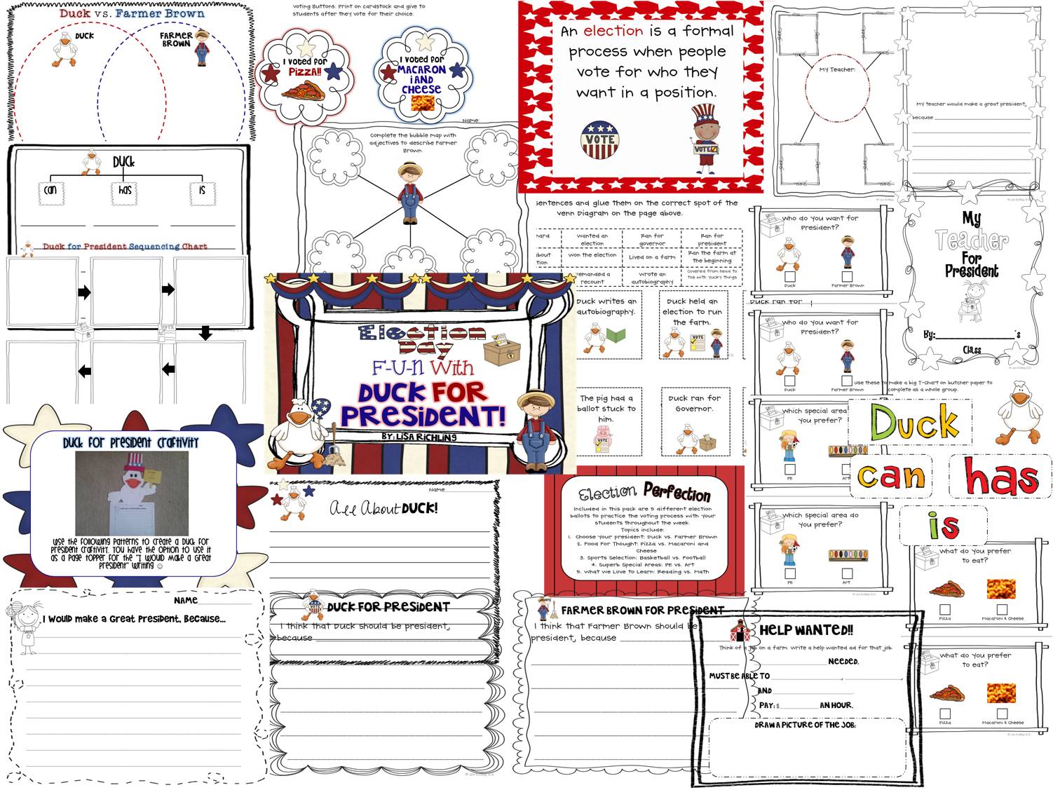 Learning is Something to Treasure: Election Fun With Duck for President ...