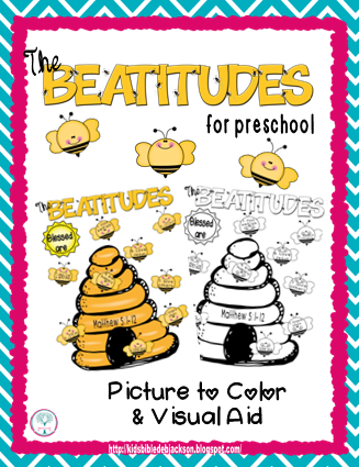 Bible Fun For Kids: The Beatitudes: Preschool Printables