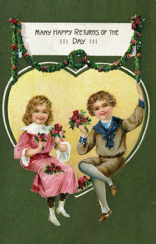 Little Birdie Blessings : Free Spring Vintage Postcards