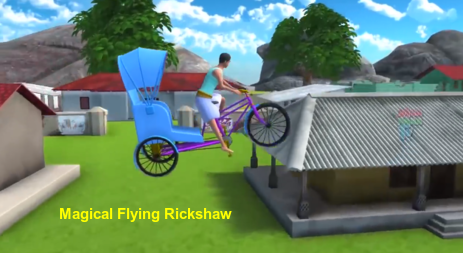 Magical Flying Rickshaw Story