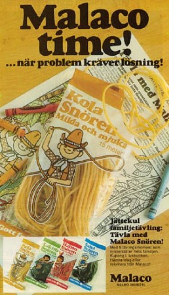 Nostalgorama: Godis från Malaco