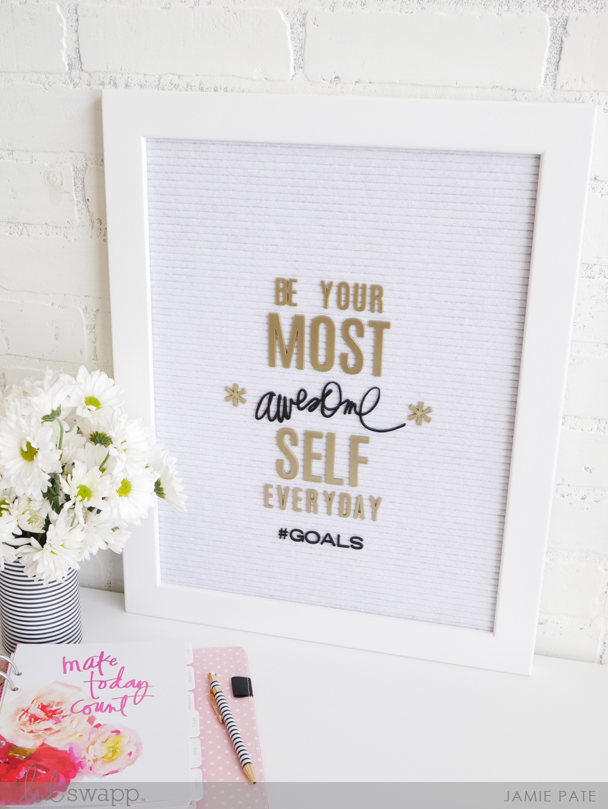 Heidi Swapp Letter Board ~ Thankyou Letter