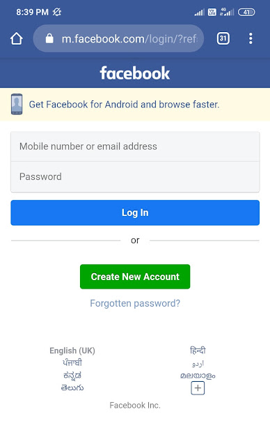 How to create a facebook account - Social Times
