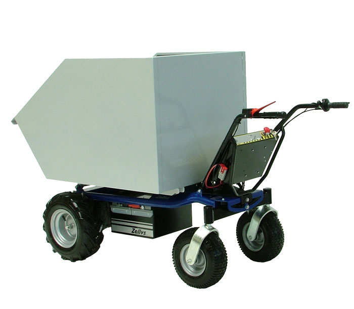 electric wheel barrow range made by Zallys Italy