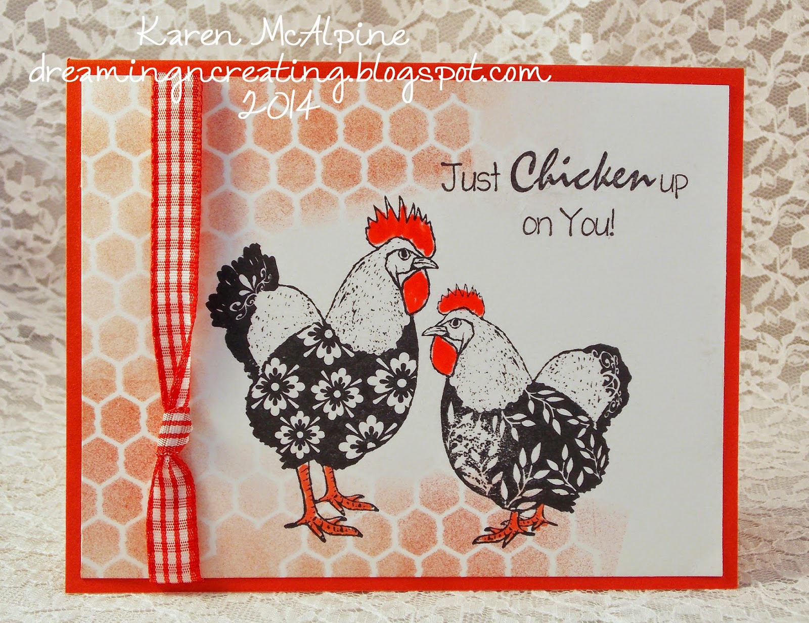 Dreaming and Creating: Just Chicken In!! Fun Cards for Operation Write Home