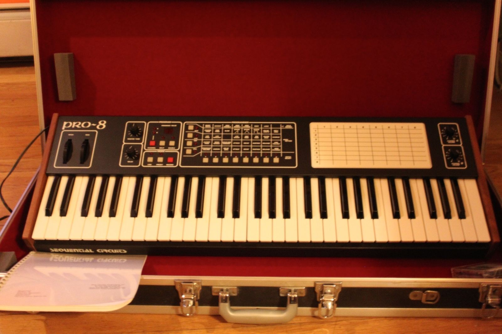 MATRIXSYNTH: Sequential Circuits Pro 8 with Original Case - Japanese Advert