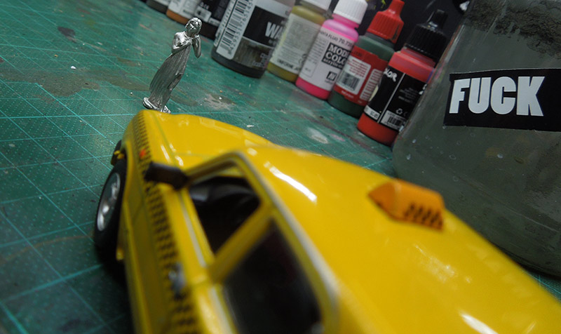 MASSIVE VOODOO: Tutorial: Using Cars in 28mm miniature projects