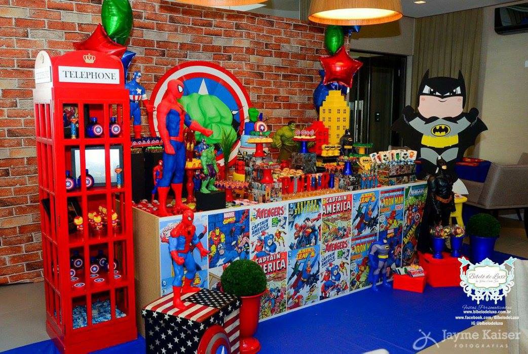 festa+super+herois101.jpg (1042×700) | Fiesta de cumpleaños del ...