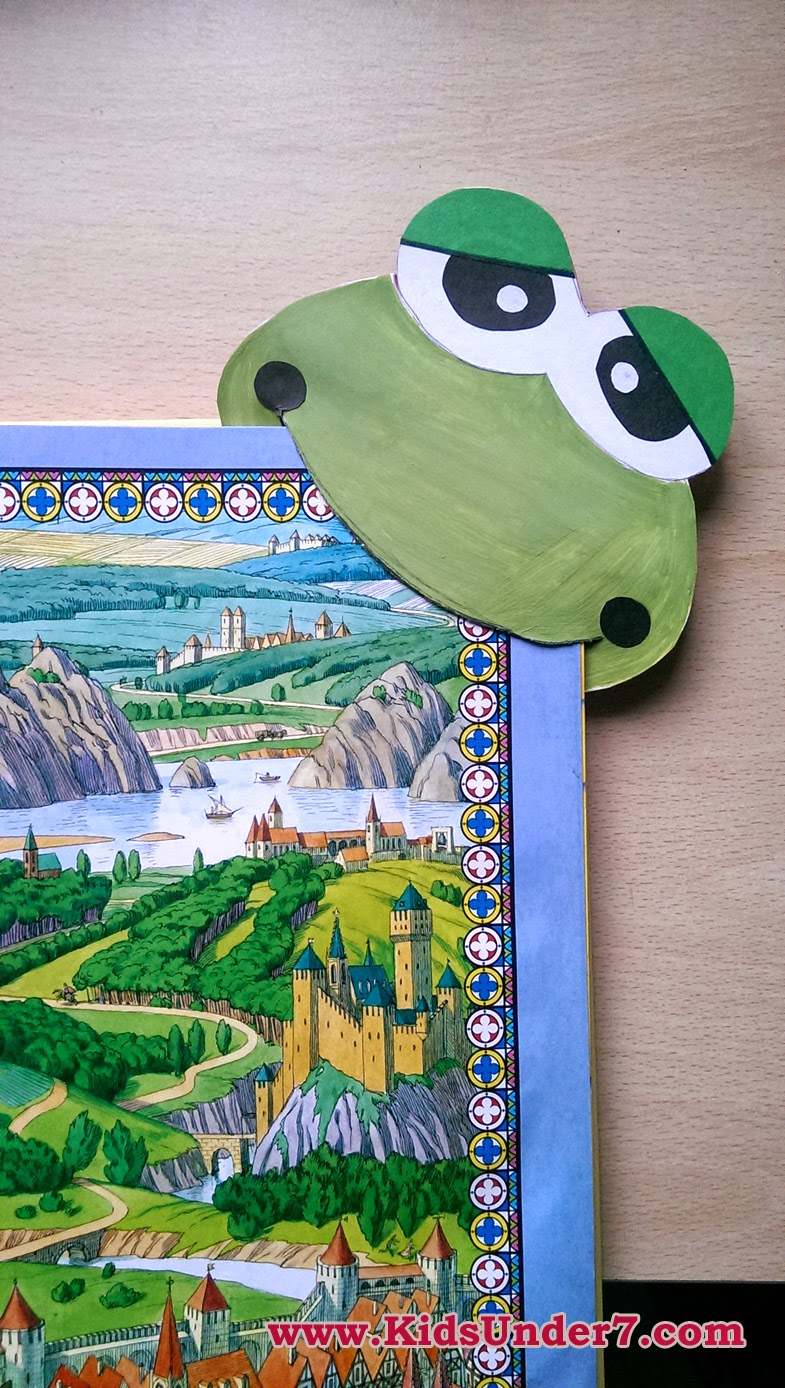 Cartoon Bookmark For Kids | Craetive Kids Colouring