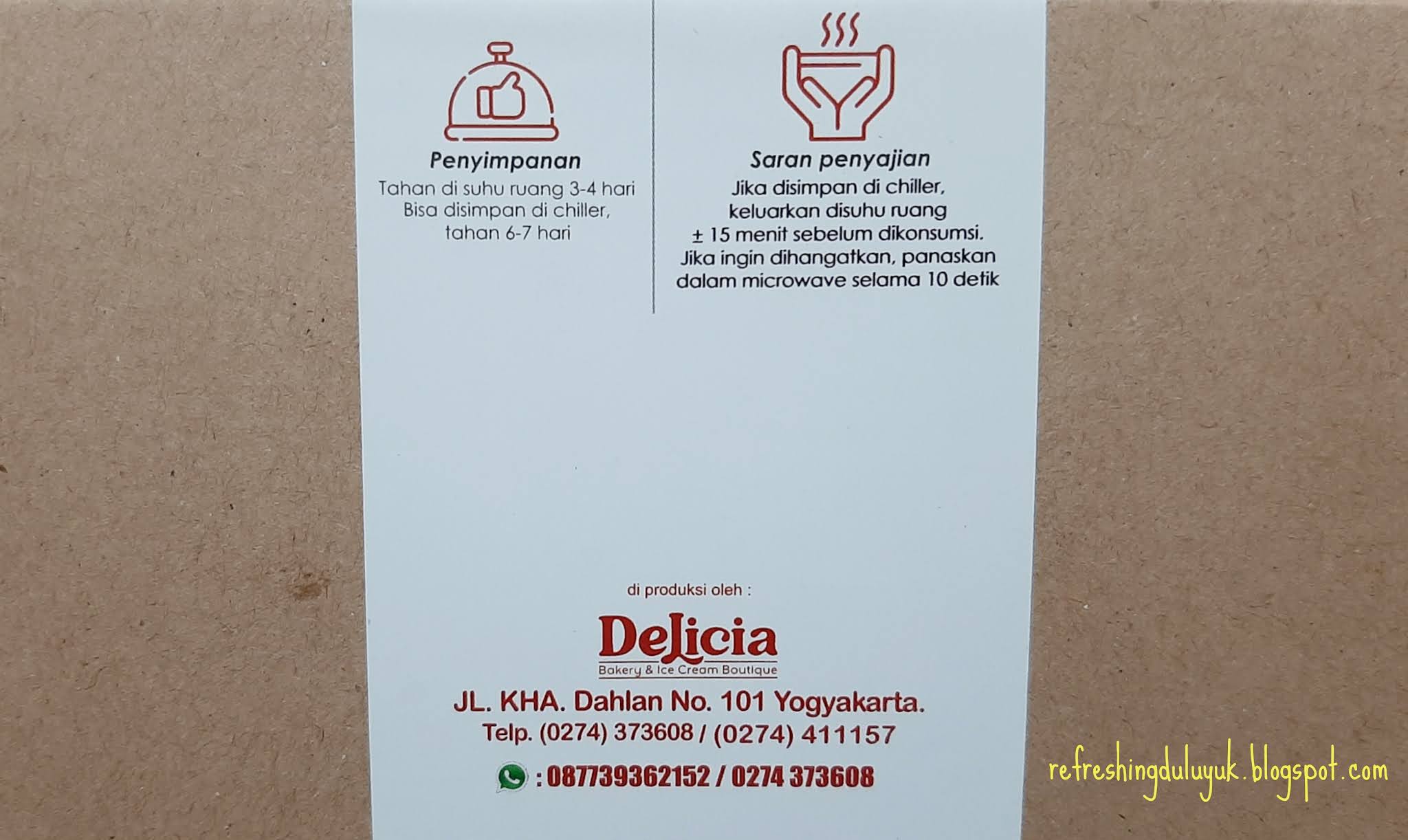 Roti Sisir Jogja by Delicia Bakery & Ice Cream Boutique