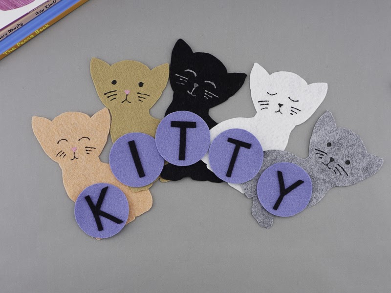 Flannel Board Fun: KITTY Bingo Felt Board Set
