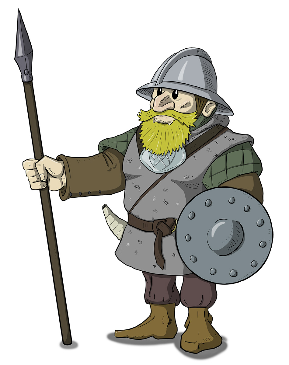 D&D Basic - NPC Gallery: Dwarf Guard