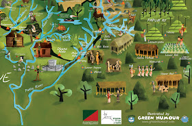 Green Humour: A Caricatured Map of Pakke Tiger Reserve