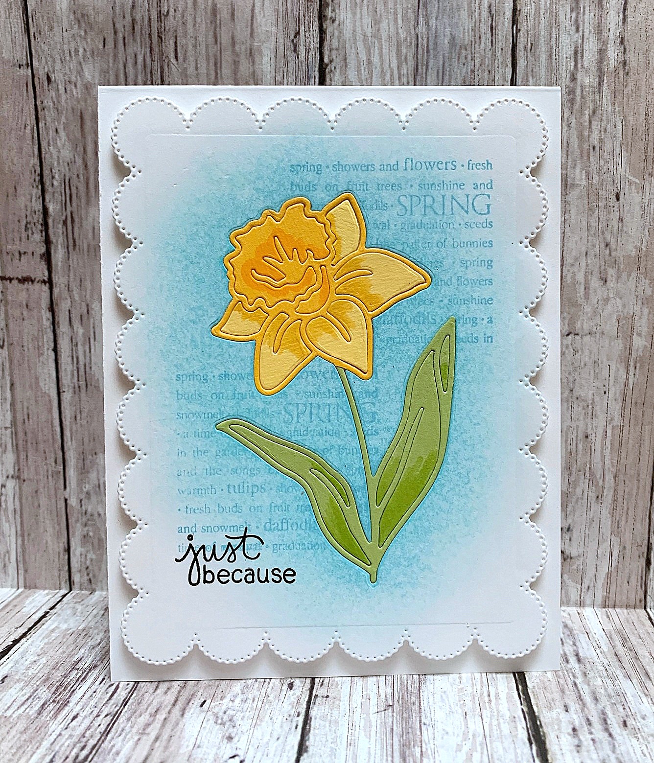 Sending Hugs: Some Daffodil Cards