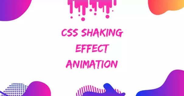 How to create shaking effect using CSS animations? - web development ...