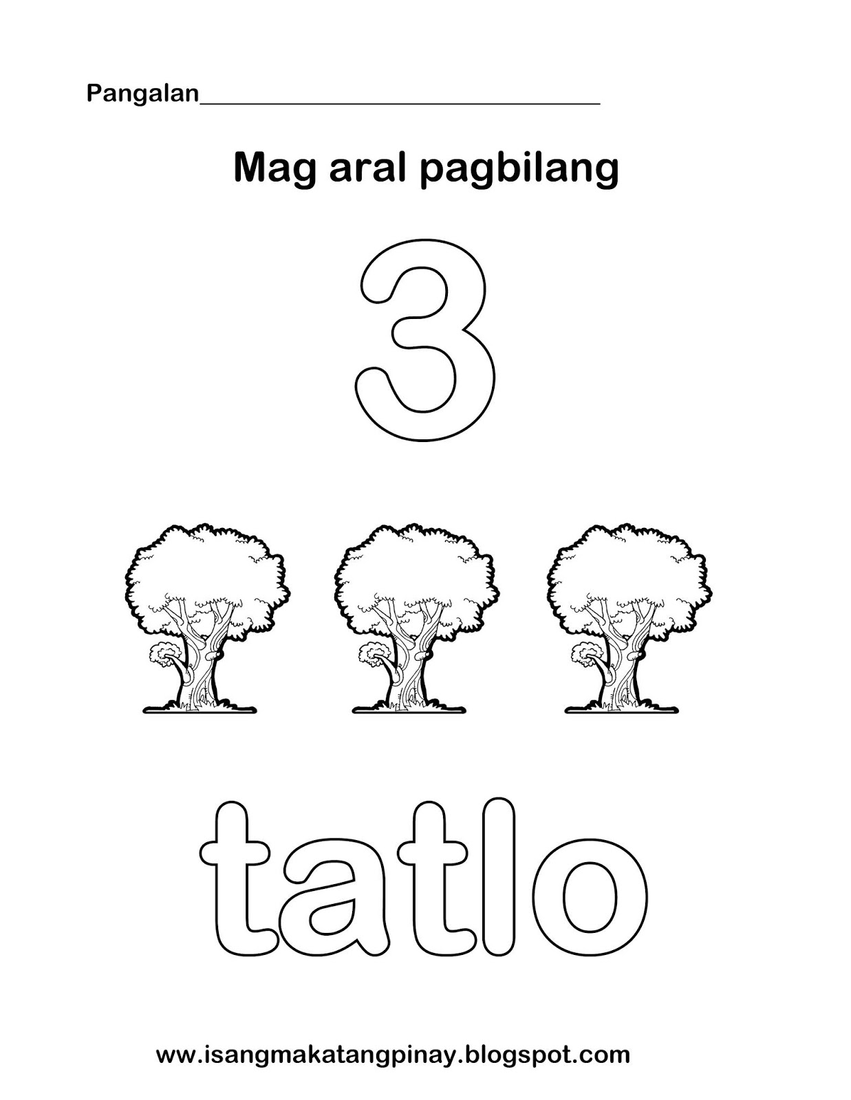 isangmakatangpinay: Pagbilang Tatlo