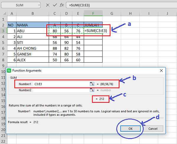 Cara Nak Tambah Dalam Excel - DamariknoeWhitaker