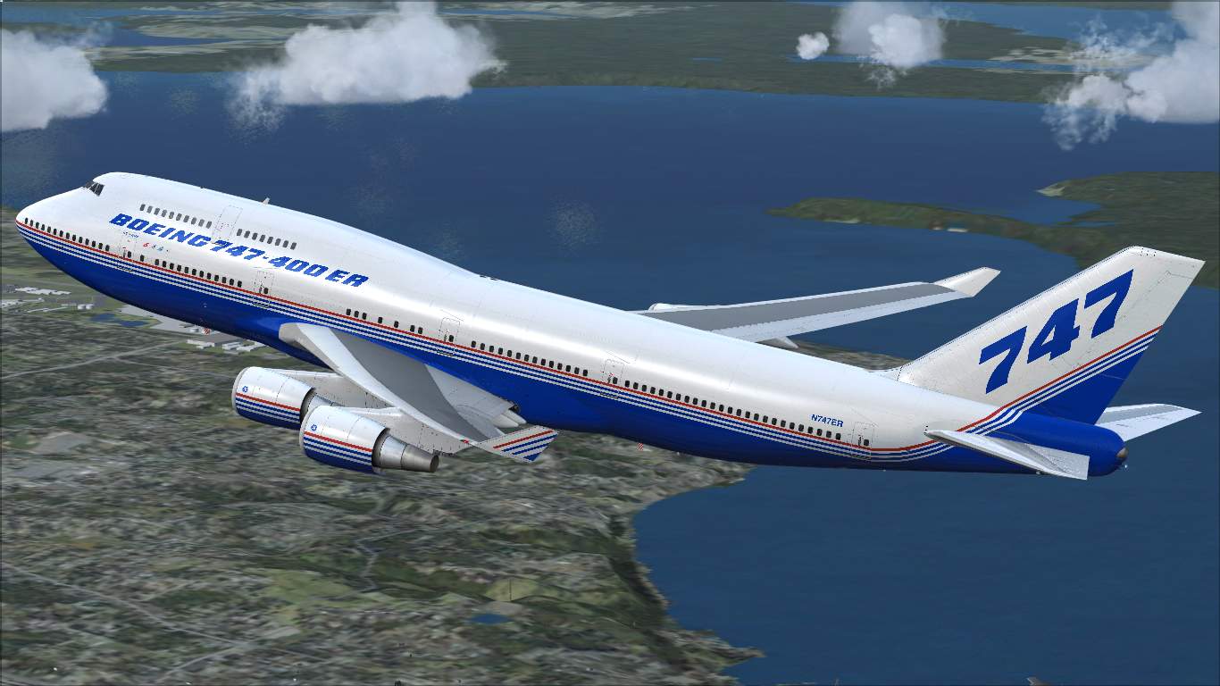 Texturas Brasileiras: Boeing House Colours Boeing 747-400ER N747ER