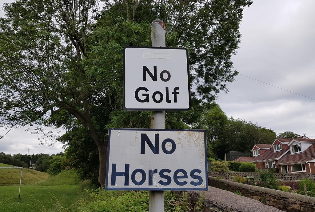 The Ham and Egger Files: NO GOLF in Compstall, Stockport