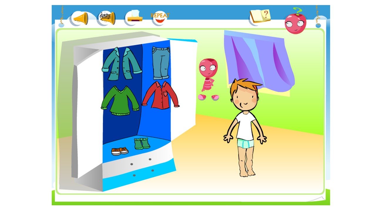 Educación Infantil CGR: Juegos para repasar vocabulario. Ropa