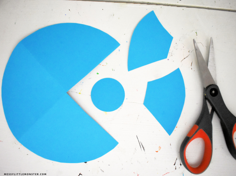 How to make paper angels + paper angel template - Messy Little Monster