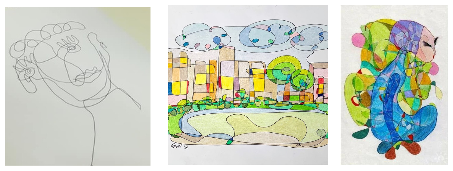 FRAKTALNA RISBA ... NADALJEVANJE ....