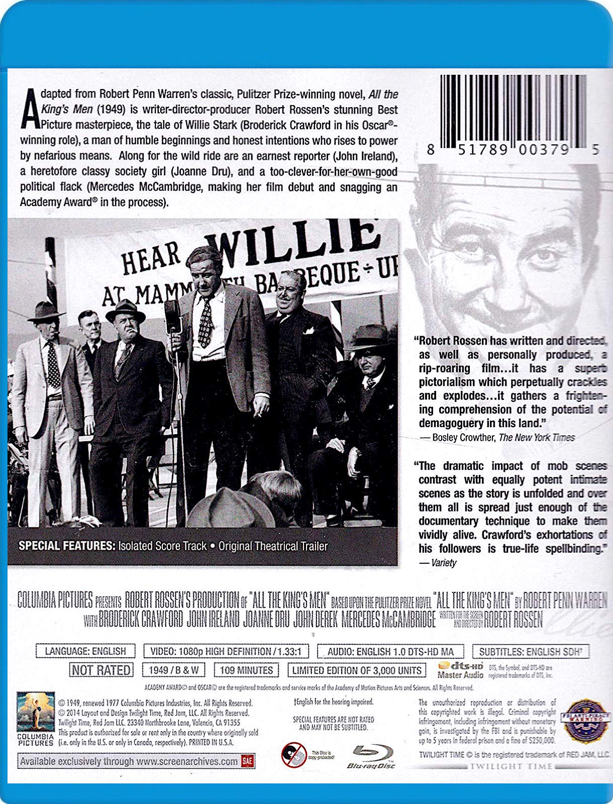 blu-ray and dvd covers: TWILIGHT TIME LIMITED EDITION SERIES BLU-RAYS ...