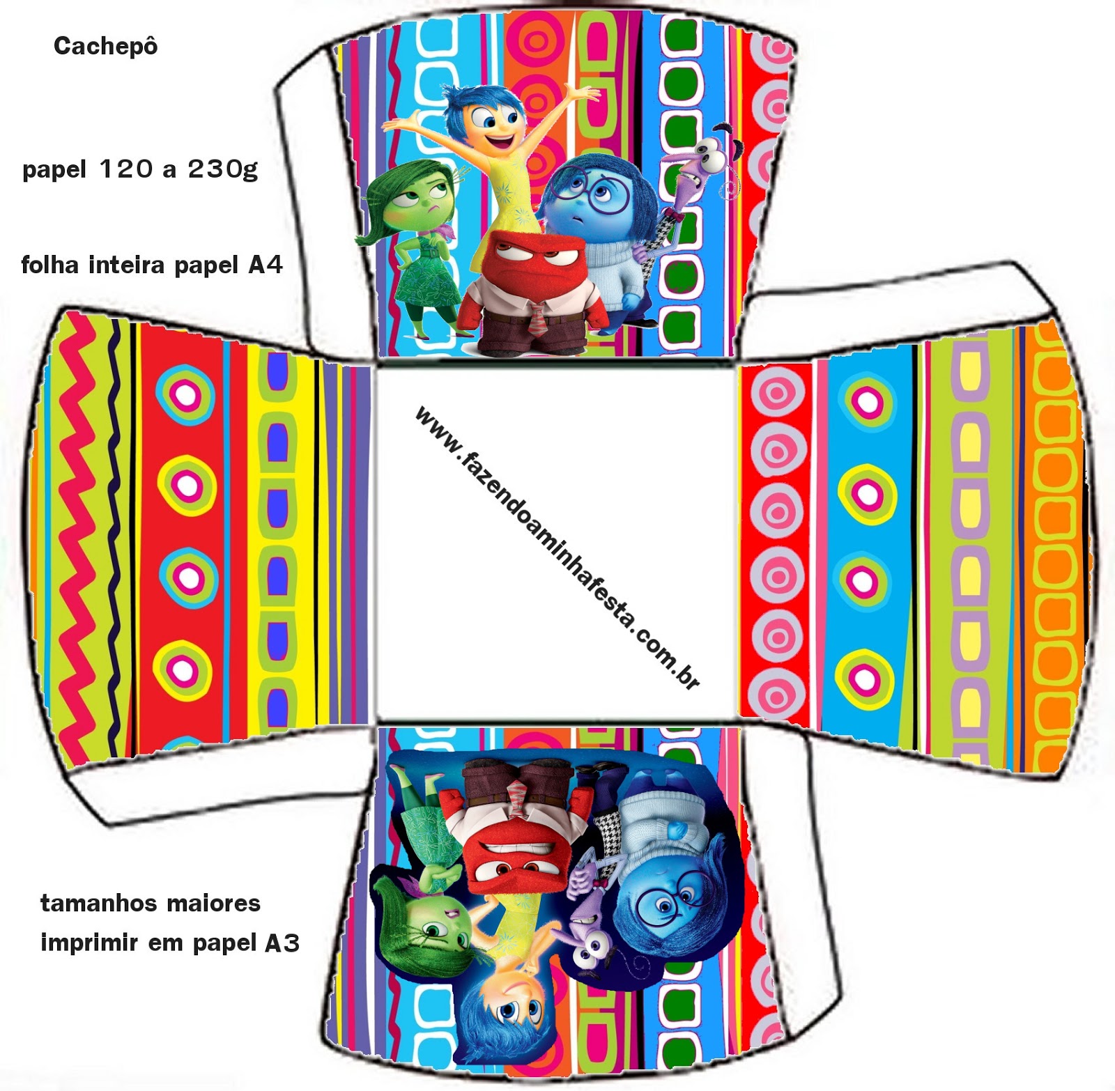 Birthday of Inside Out: Free Printable Boxes. - Oh My Fiesta! in english