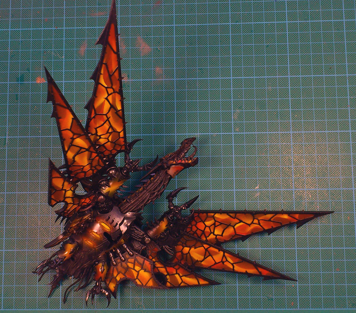 Stephanius 40k: Heldrake on Fire!