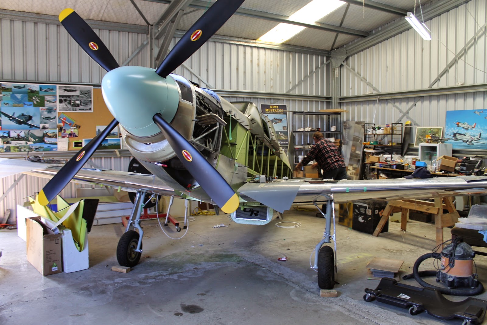 Tauranga Spotter: New T-51B Titan Mustang under construction