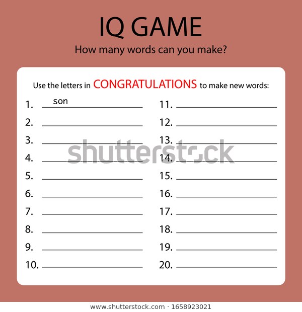 Make A Word Using Letters ~ Thankyou Letter