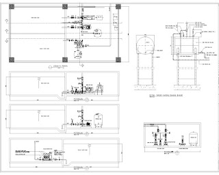Contoh gambar MEP (Mekanikal, Elektrical, plumbing)