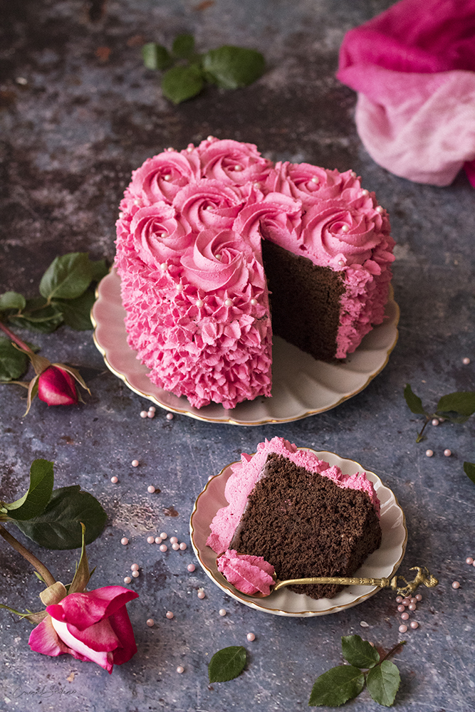 Heart Rose Cake - Cuore di Sedano