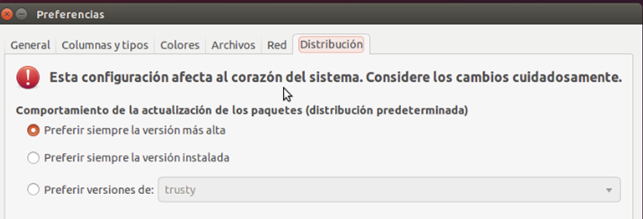 Manejo o gestor de paquetes