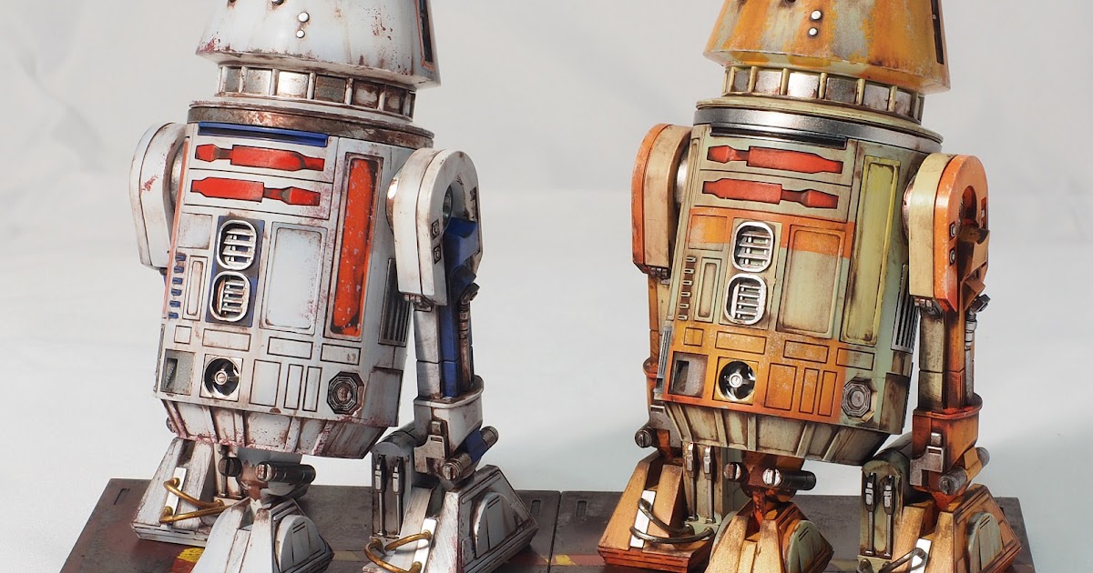 Chrizchui: Bandai Star Wars 1/12 astromech droid R5-D4 & U9-C4