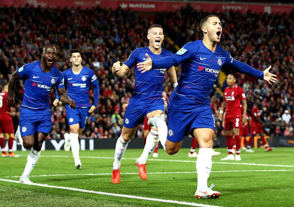 DAILY NEWS AND ARTICLES : Hazard fires Chelsea into League Cup semi-finals