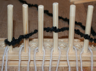 The Shed And Beyond: Homemade peg loom ... ...