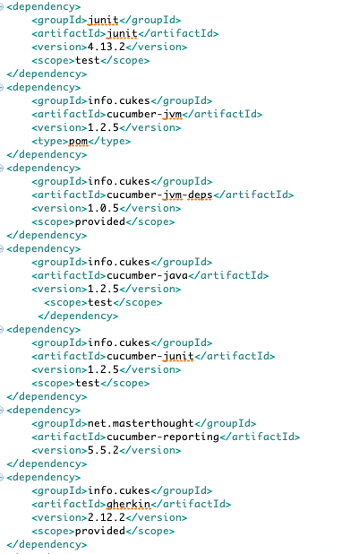 Cucumber - Execution of test cases and reporting