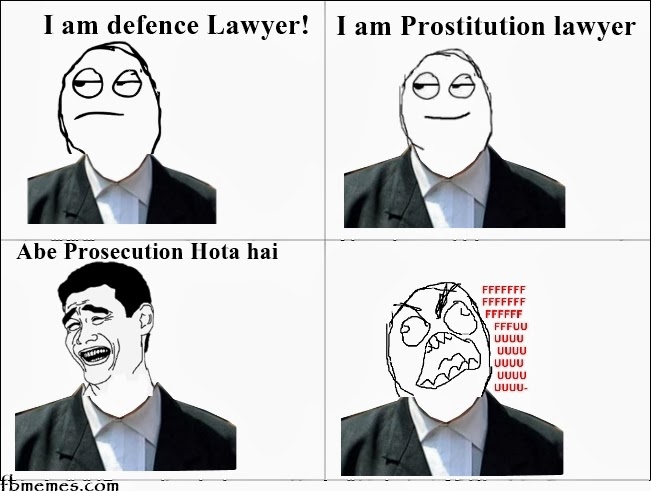 I am Prosecution Lawyer | Funny Photo